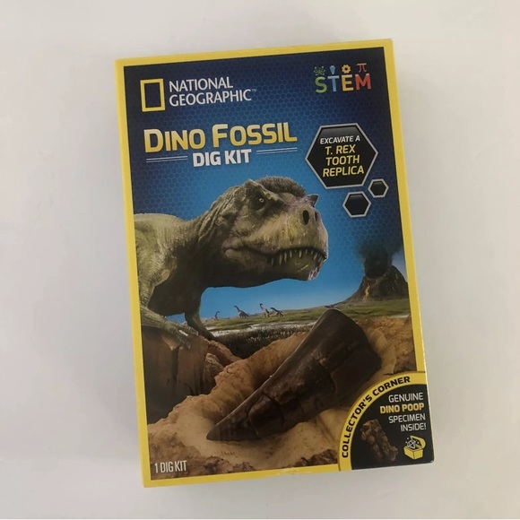 Toys | National Geographic Dino Fossil Dig Kit Stem Dino Poop ...